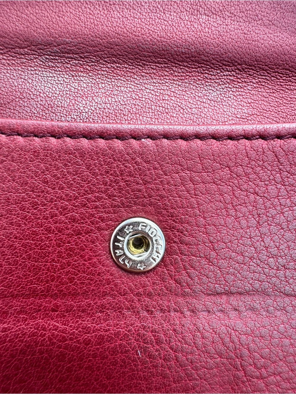 Loewe | Bags | Loewe Vintage Red Leather Wallet Coin Purse Made In ...
